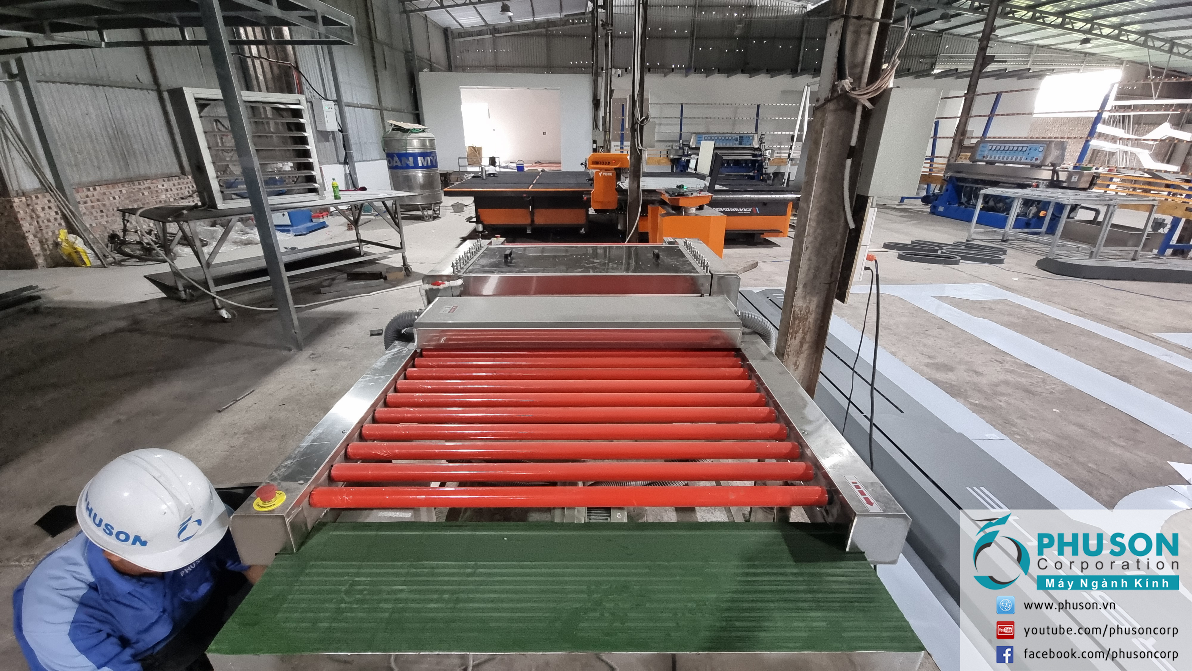 BOVONI Small-Format Glass Washing and Drying Machine for Tuan Minh Factory